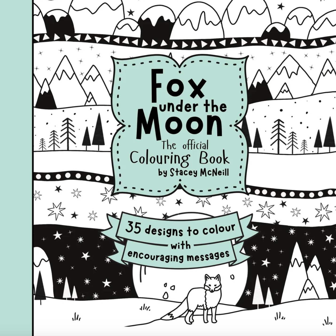 Fox Under the Moon Colouring Book - Island Blue Gallery